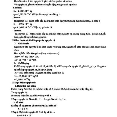 36413429 Tom Tat Kien Thuc Hoa Hoc Gv Chu Anh Tuan Toan Tap [PDF] | Documents Community Sharing