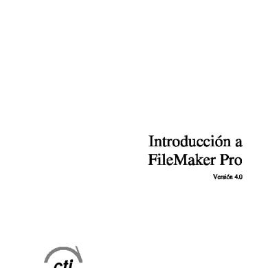 Manual FileMaker Pro 4.0 [PDF] | Documents Community Sharing