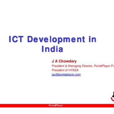 ICT in India [PDF] | Documents Community Sharing