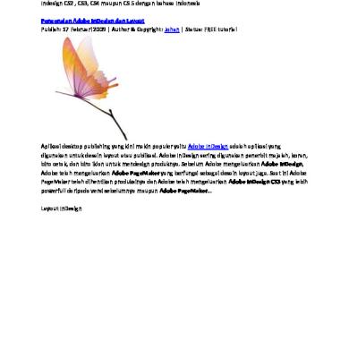 91940526 Tutorial Belajar Adobe InDesign Setting Layout Majalah Koran ...