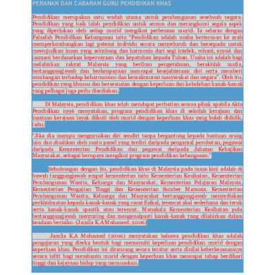 Peranan Dan Cabaran Guru Pendidikan Khas [PDF] | Documents Community Sharing