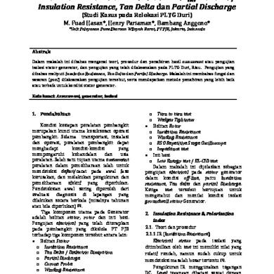 Fuad Hasan-Assessment Isolasi Stator Generator Menggunakan Uji ...