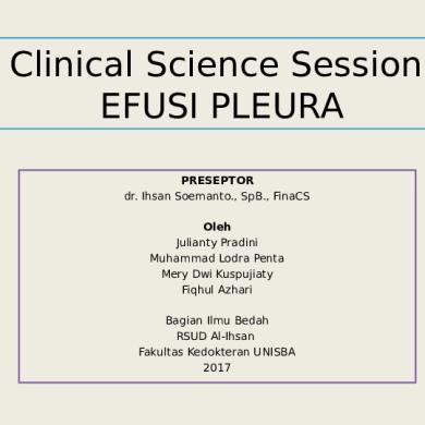 CSS Efusi Pleura [PDF] | Documents Community Sharing