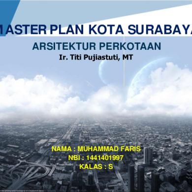 master plan kota Surabaya [PDF] | Documents Community Sharing