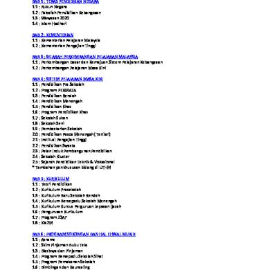 Nota Persediaan Interview SPP - Rujukan Outdated [PDF] | Documents ...