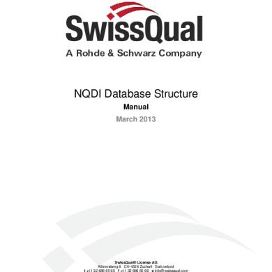 Manual - NQDI - Database Structure [PDF] | Documents Community Sharing
