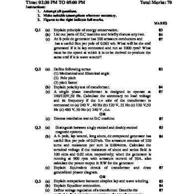 Gtu paper [PDF] | Documents Community Sharing