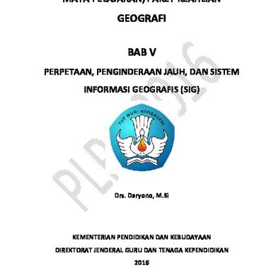 Materi Bacaan Bab v Perpetaan Penginderaan Jauh Dan Sistem Informasi Geografis [PDF] | Documents ...