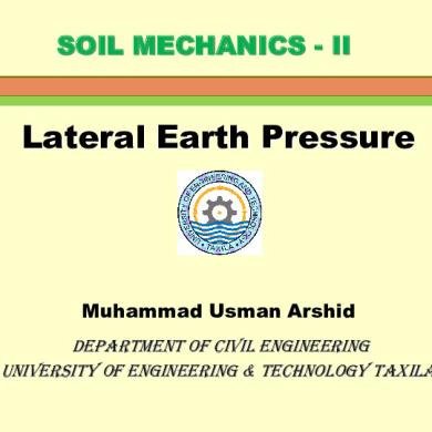 17 SM II Lateral Earth Pressure.pdf [PDF] | Documents Community Sharing