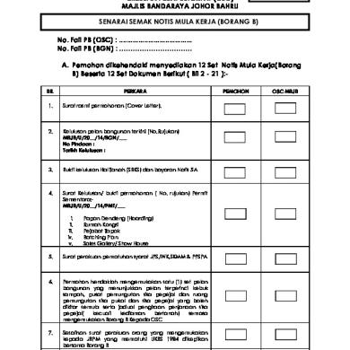 Borang Pemajuan Borang b New [PDF] | Documents Community Sharing