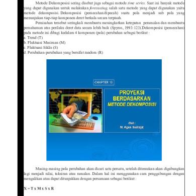 Proyeksi Berdasarkan Metode Dekomposisi [PDF] | Documents Community Sharing