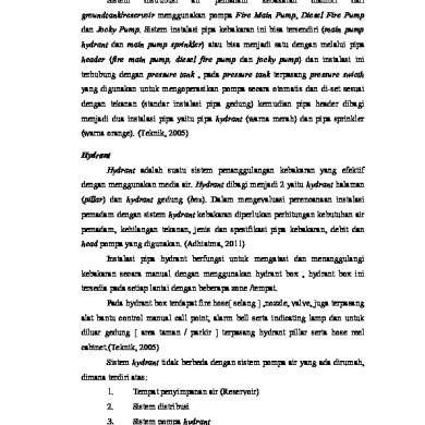 Instalasi Sistem Kebakaran [PDF] | Documents Community Sharing