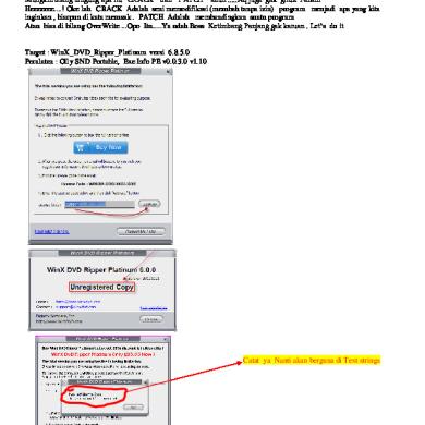 Cara Membuat Crack Dan Membuat Patch [PDF] | Documents Community Sharing