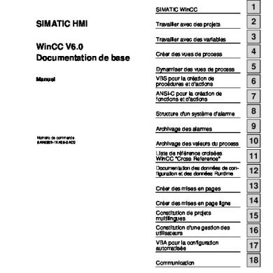 Hmi Wincc v6 0 Basic Manual Fr [PDF] | Documents Community Sharing
