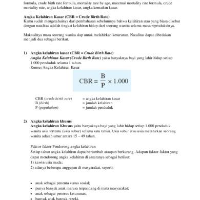 Pengertian Dan Rumus CBR [PDF] | Documents Community Sharing
