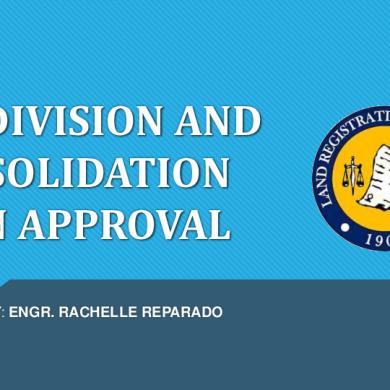 Subdivision and Consolidation Plan Approval_lra (1) [PDF] | Documents ...