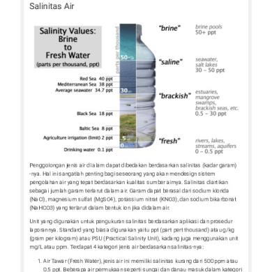 Salinitas Air Iqbal-shalahuddin [PDF] | Documents Community Sharing