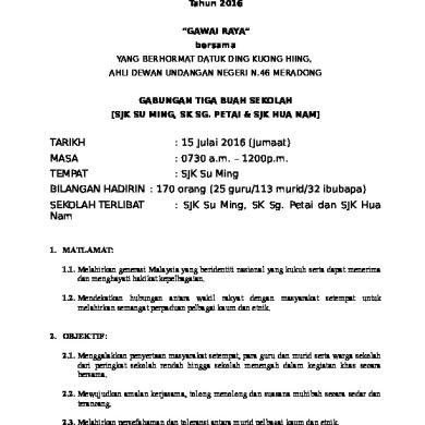 Kertas Kerja Rimup 2016 [PDF] | Documents Community Sharing