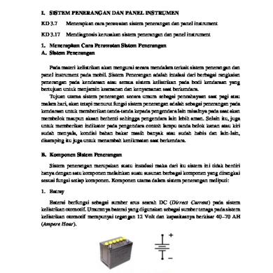 Sistem Penerangan Dan Panel Instrumen [PDF] | Documents Community Sharing