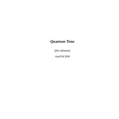John Ashmead- Quantum Time [PDF] | Documents Community Sharing